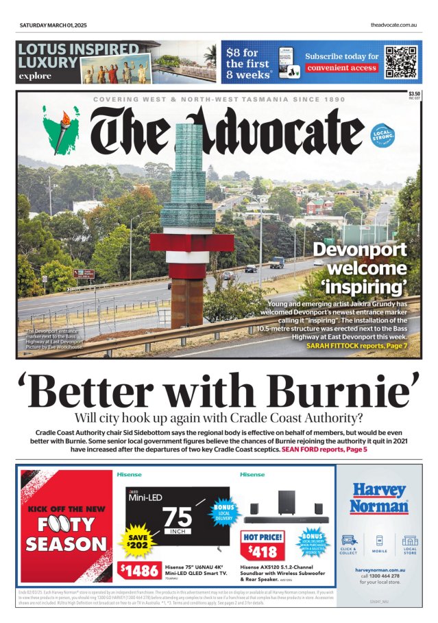 North-West Tasmania news, sport and weather | The Advocate | Burnie, TAS