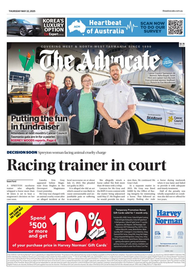 North-West Tasmania news, sport and weather | The Advocate | Burnie, TAS