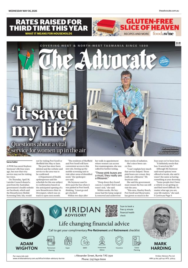 Today's Paper | The Advocate | The Advocate | Burnie, TAS