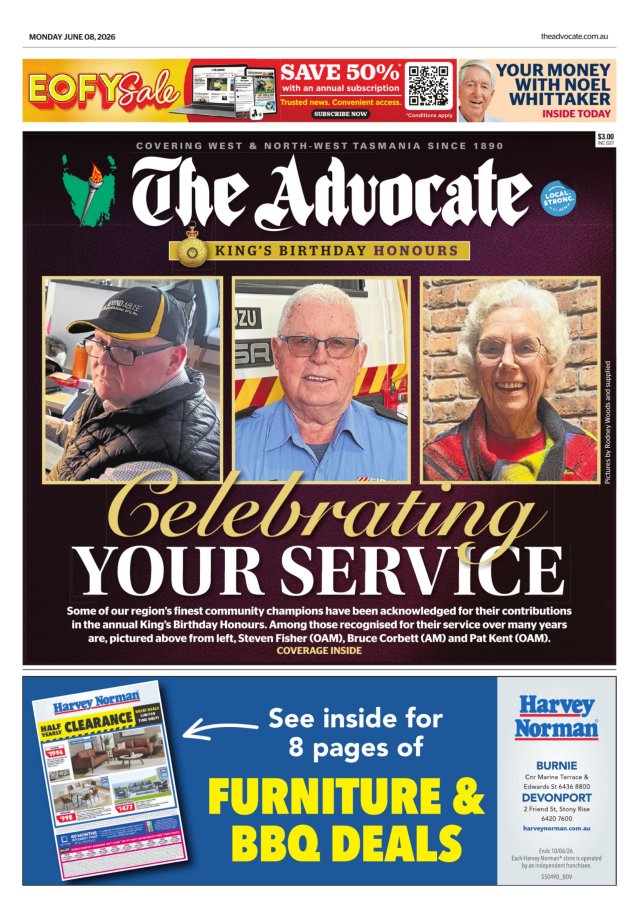 Today's Paper | The Advocate | The Advocate | Burnie, TAS