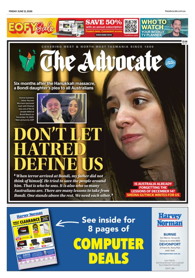 Today's Paper | The Advocate | The Advocate | Burnie, TAS