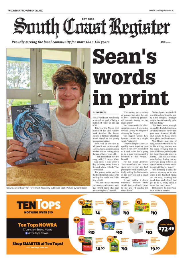 Today's Paper | South Coast Register | Nowra, NSW
