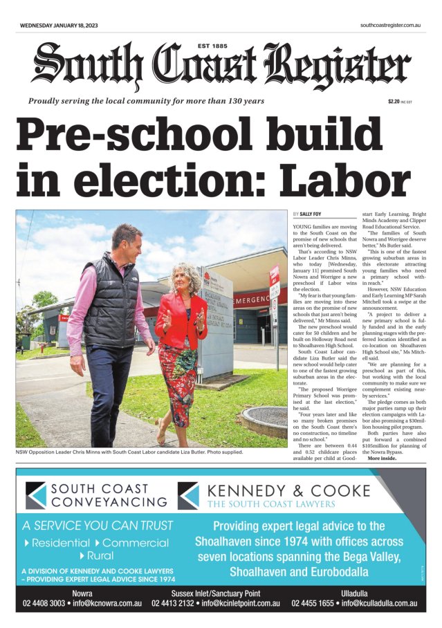 Today's Paper | South Coast Register | Nowra, NSW