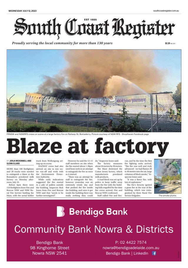 Today's Paper | South Coast Register | Nowra, NSW