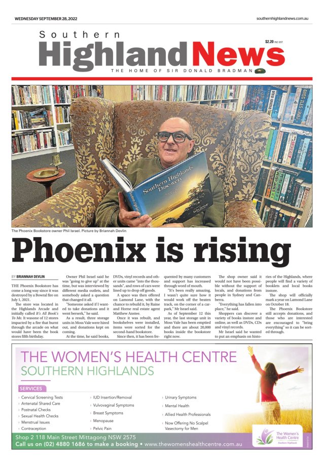 Today's Paper | Southern Highland News | Bowral, NSW