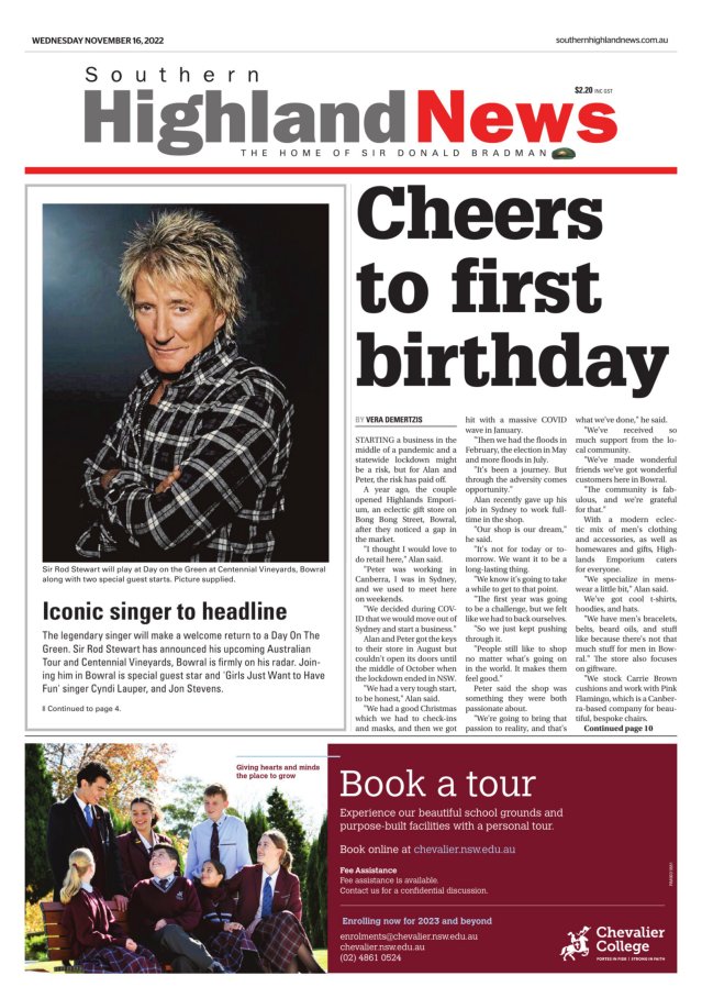 Today's Paper | Southern Highland News | Bowral, NSW