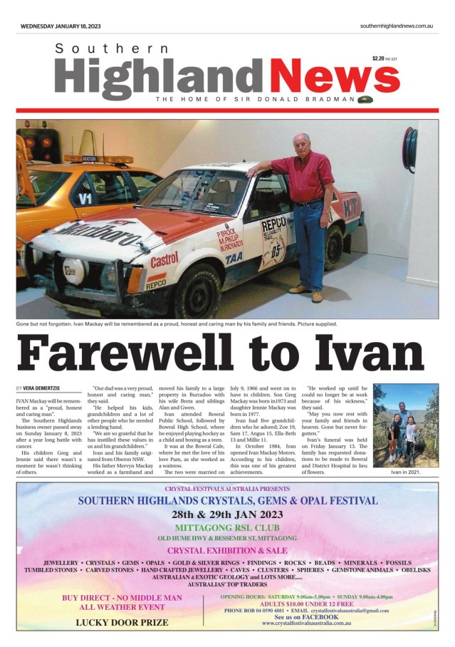 Today's Paper | Southern Highland News | Bowral, NSW