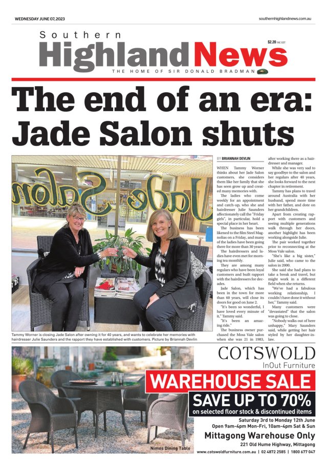 Today's Paper | Southern Highland News | Bowral, NSW