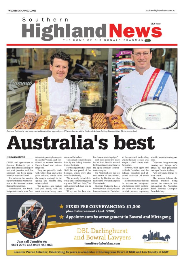 Today's Paper | Southern Highland News | Bowral, NSW