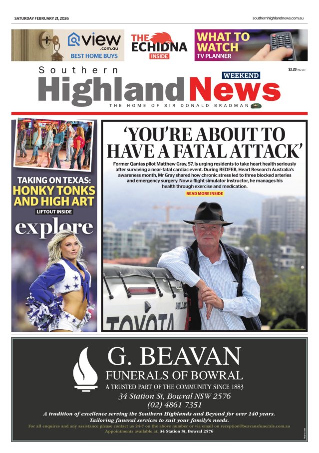 Today's Paper | Southern Highland News | Southern Highland News ...