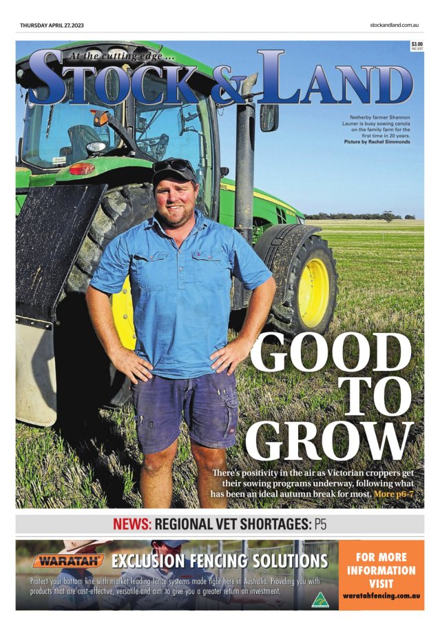 This Week's Paper | Stock & Land | VIC