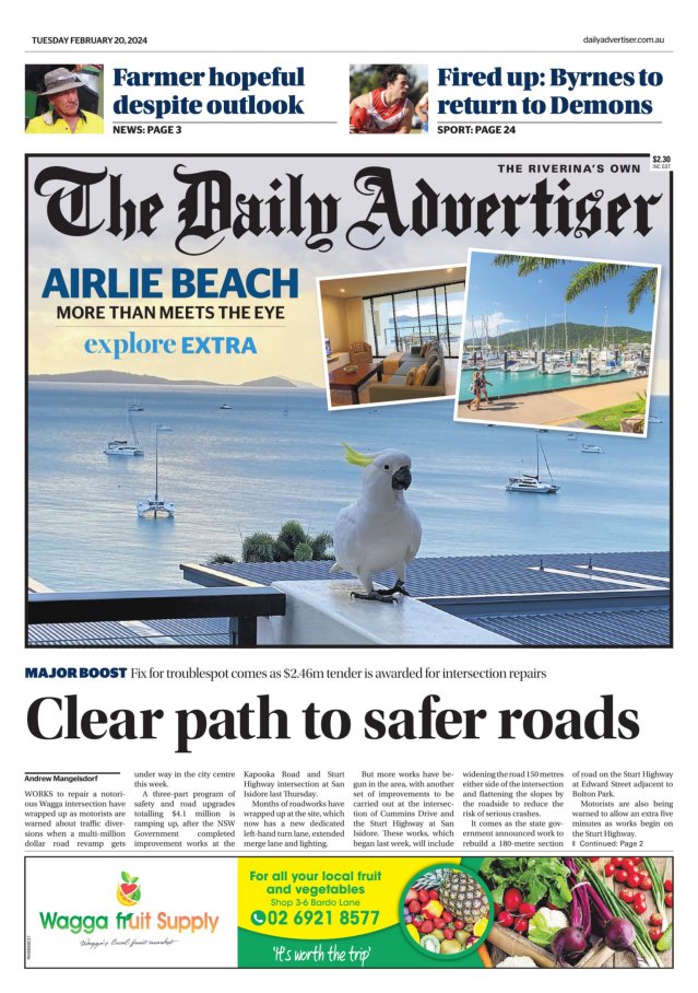 Today's Paper | The Daily Advertiser | Wagga Wagga, NSW