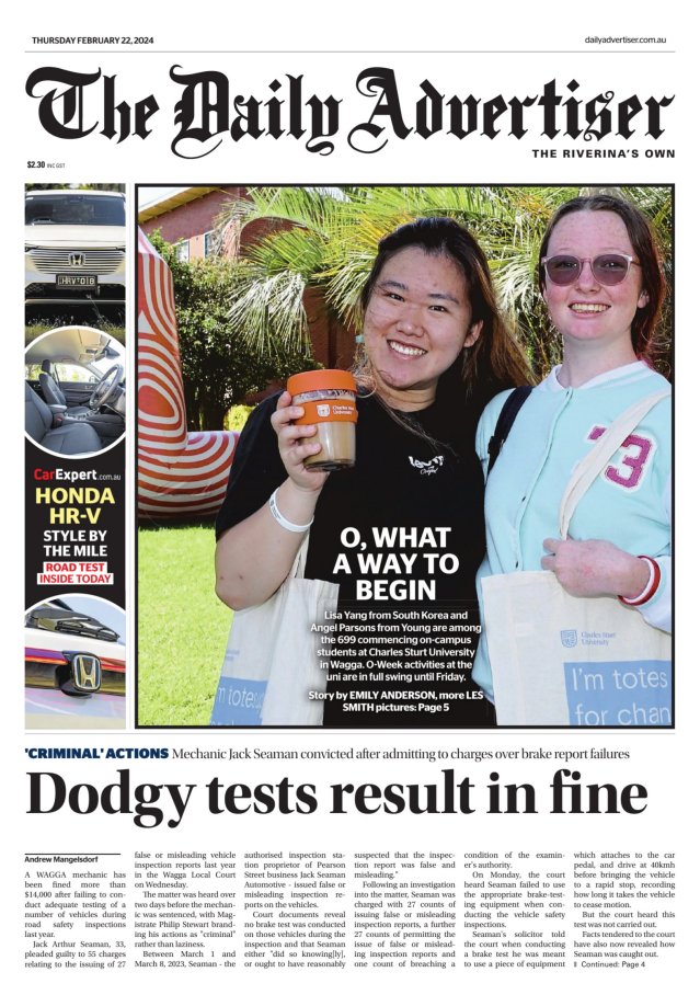Today's Paper | The Daily Advertiser | Wagga Wagga, NSW