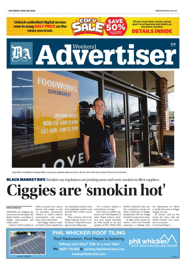 Today's Paper | The Daily Advertiser | Wagga Wagga, NSW