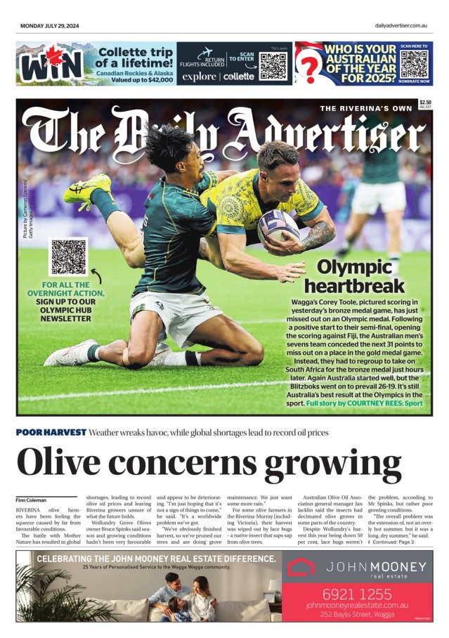 Today's Paper | The Daily Advertiser | Wagga Wagga, NSW