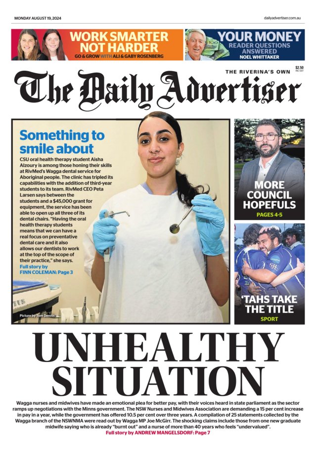 Today's Paper | The Daily Advertiser | Wagga Wagga, NSW