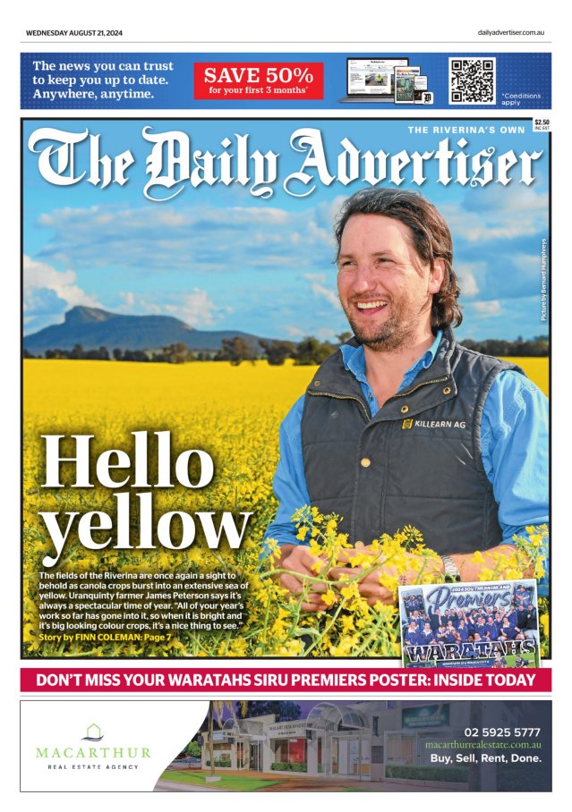 Today's Paper | The Daily Advertiser | Wagga Wagga, NSW