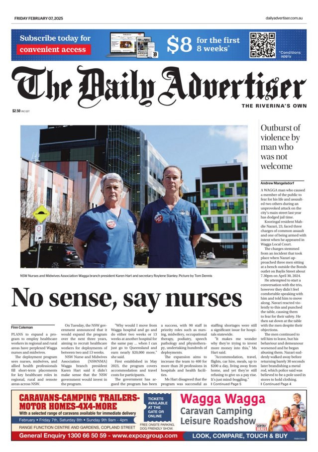 Today's Paper | The Daily Advertiser | The Daily Advertiser | Wagga ...