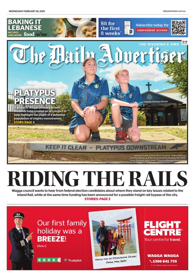 Today's Paper | The Daily Advertiser | The Daily Advertiser | Wagga ...